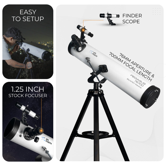 Buy Pegasus 76700, Professional Refractor Telescope for ...